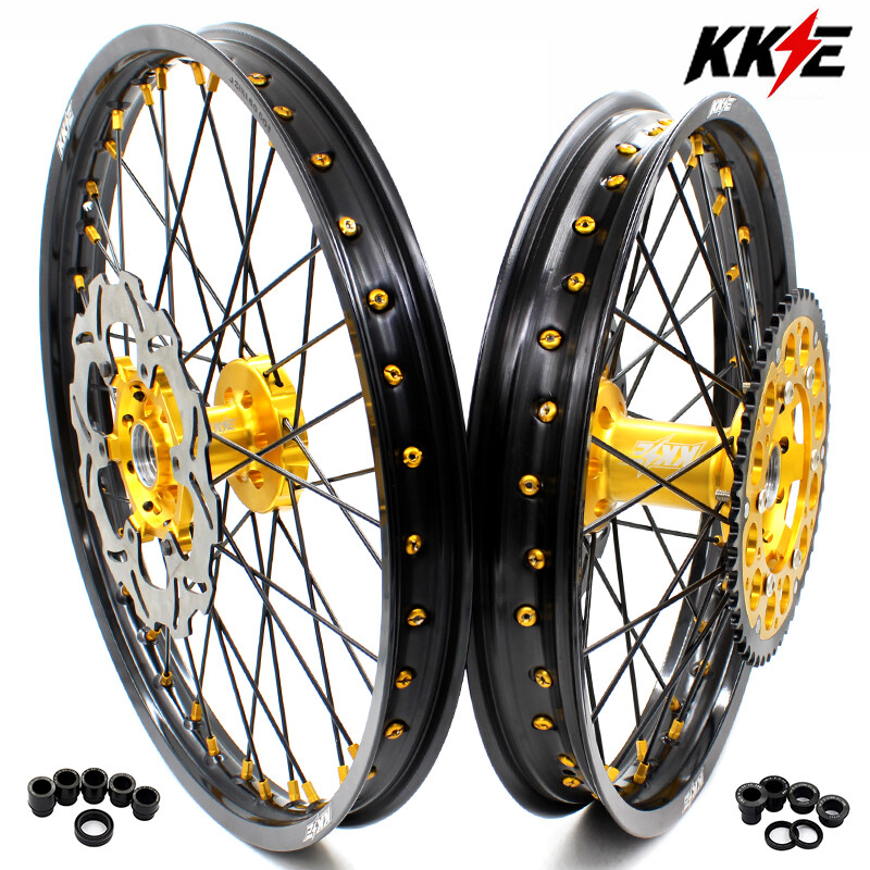 KKE 21/19 Wheels for Yamaha YZ125 YZ250 99-16 YZ250F YZ450F 2015 Dirt ...