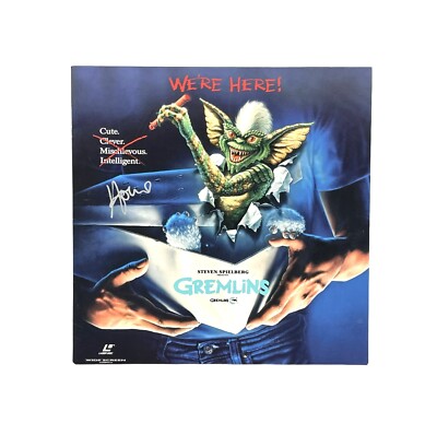 Gremlins Autographed Laserdisc Movie Howie Mandel Voice of Gizmo BAS ...