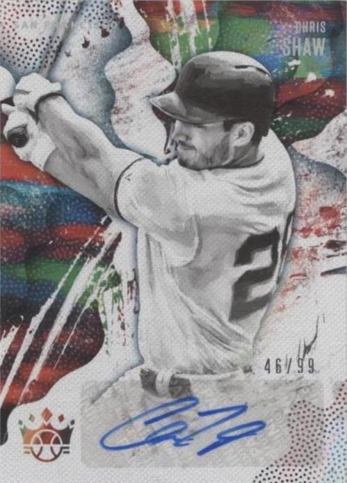 2019 Panini Diamond Kings - Dk Signatures Chris Shaw #DKS-CH Holo ...