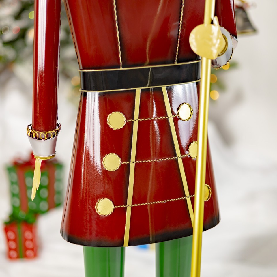 5ft. Tall Metal Christmas Holiday Nutcrackers Soldiers | eBay