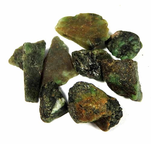 128.90 Ct Natural Green Brazilian Emerald Rough Lot Loose Gemstone | eBay