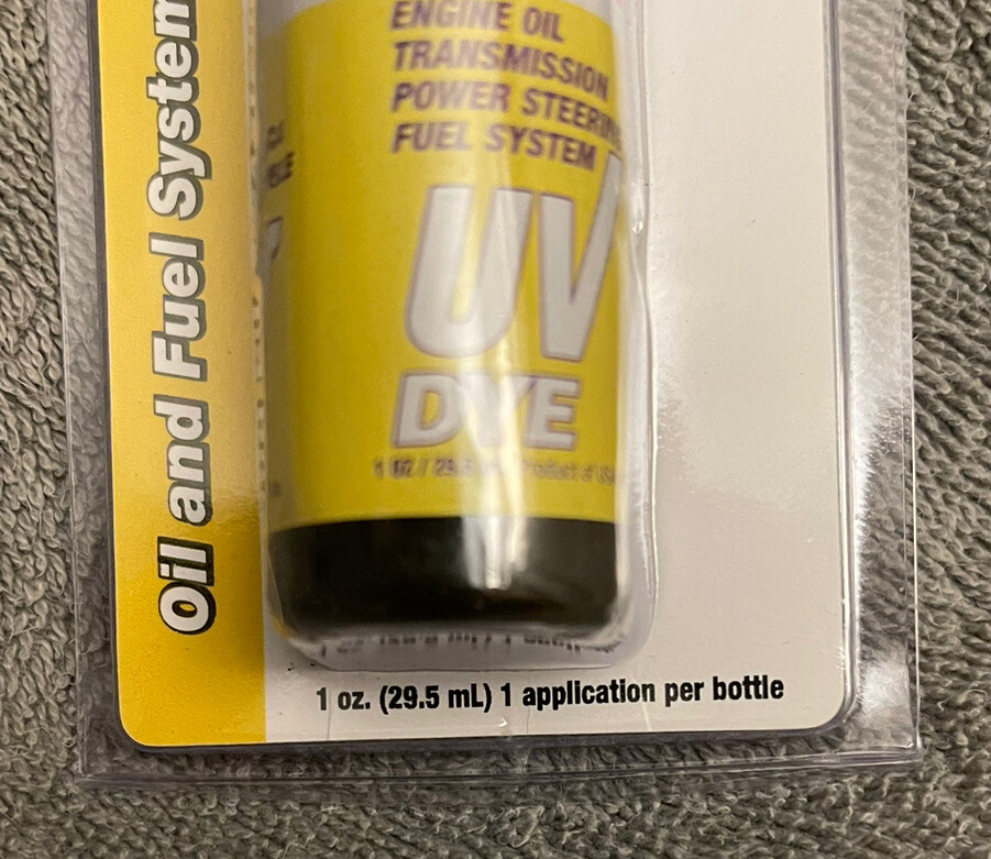 Auto Pro Fluorescent Leak Detector Dye For All Auto Oil & Fuel - 1 oz ...