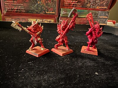 Games Workshop Warhammer Chaos Bloodletters Lot B METAL Old World ...