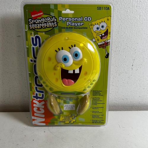 Emerson Nickelodeon SpongeBob Squarepants SB110A Handheld Personal CD ...