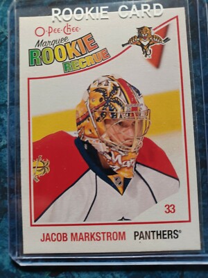 💥2010-11 OPC JACOB MARKSTROM RC #605 Panthers O-Pee-Chee Rookie💥 | eBay