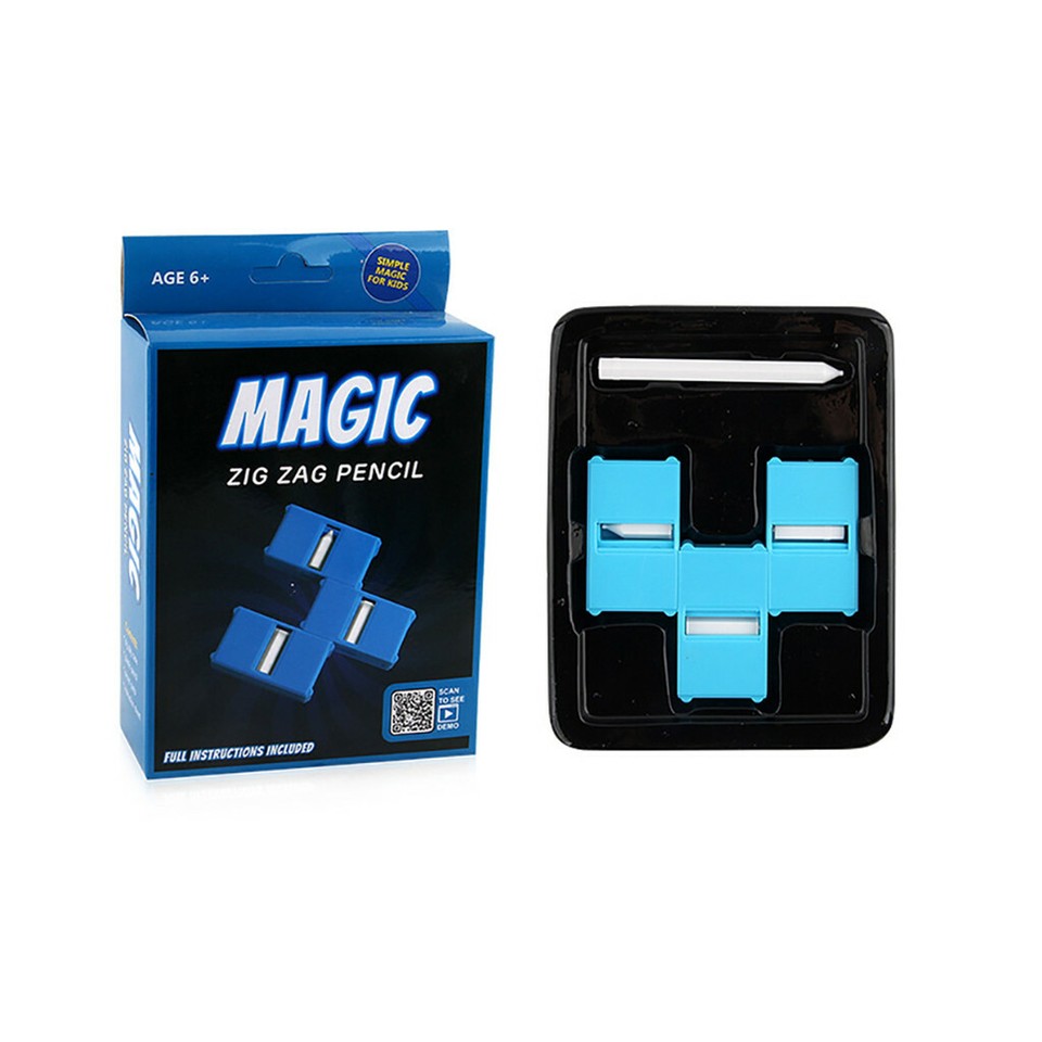 Magician's Zig Zag Pencil Close Up Classic Cut & Restore Pencil Magic Trick NEW | eBay