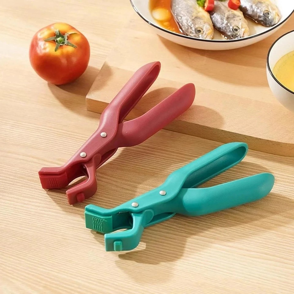 Anti-Scald Dish Plate Gripper Clip | Non-Slip Bowl Clamp Holder for Hot ...