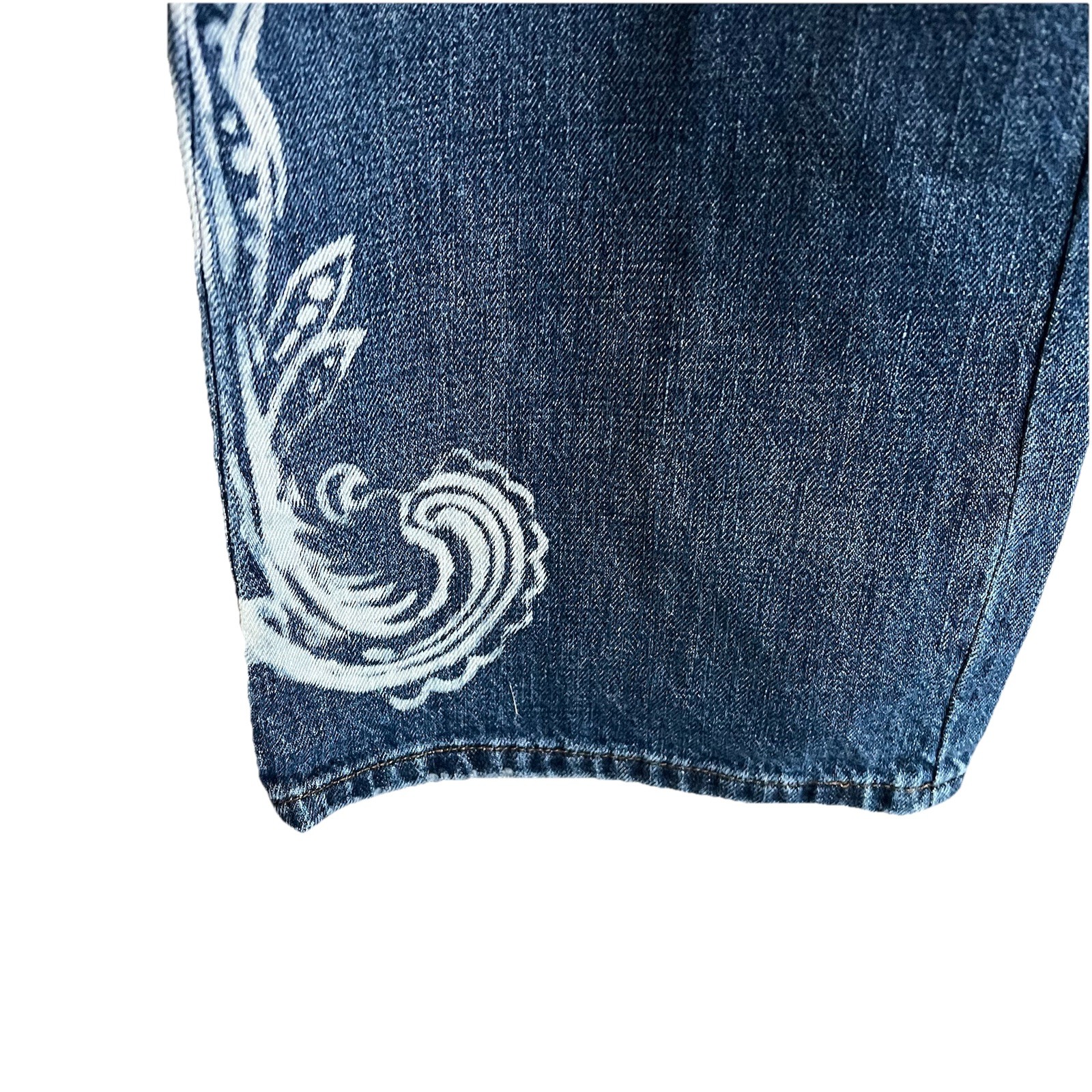 Lauren Ralph Lauren Womens Jeans Cotton Bleached Floral Accent Size 16W ...