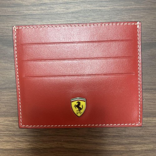 Ferrari Card Case Leather Men Fashion Limited Edition Rare Model Sport ...