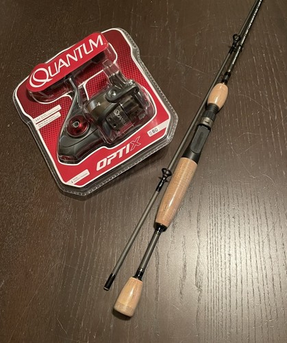 NEW! Quantum Optix Spinning Fishing Reel & Rod Lot, Size 80 | eBay