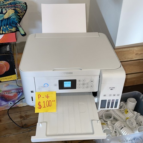 Epson EcoTank ET-2760 Supertank Color Inkjet All-in-One Printer - White ...