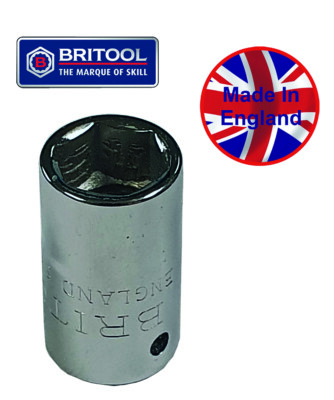 RARE BRITOOL ENGLAND 1/4" HEXAGON 7/16" AF SOCKET SH437 | eBay UK