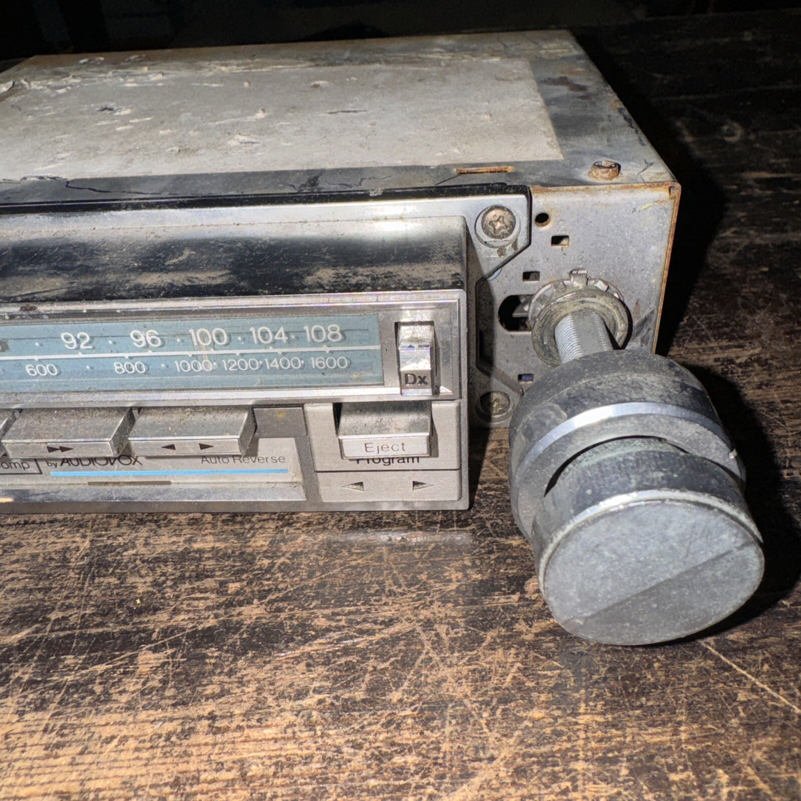 Vintage Audiovox Hi-Comp AM-FM Cassette Car Stereo Tape Player Japan | eBay