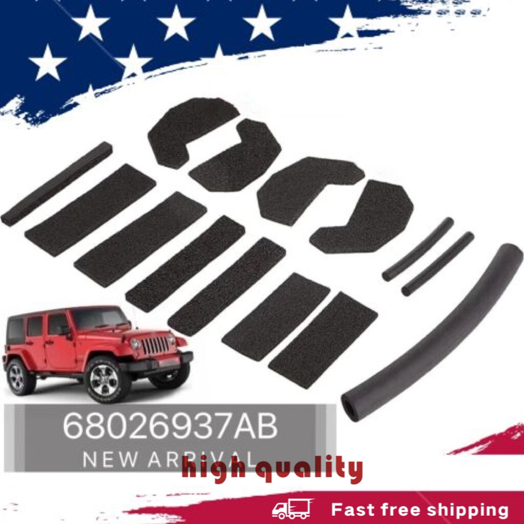 HARD TOP FOAM BLOCKER SEAL KIT For 2007-2018 JEEP JK WRANGLER For ...