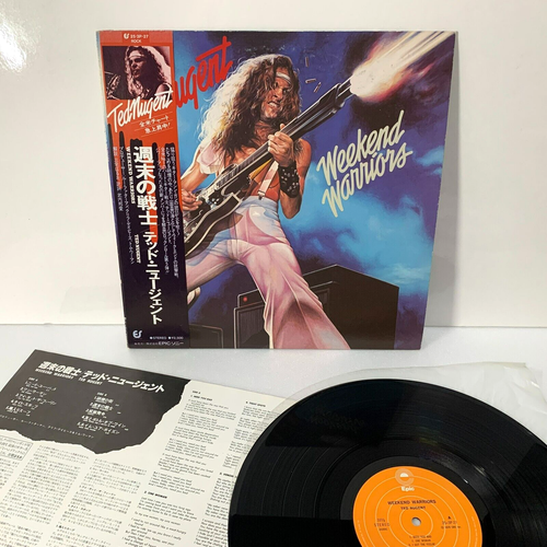 Ted Nugent Weekend Warriors 1978 Japan LP Vinyl Record w/Obi Insert 25 ...