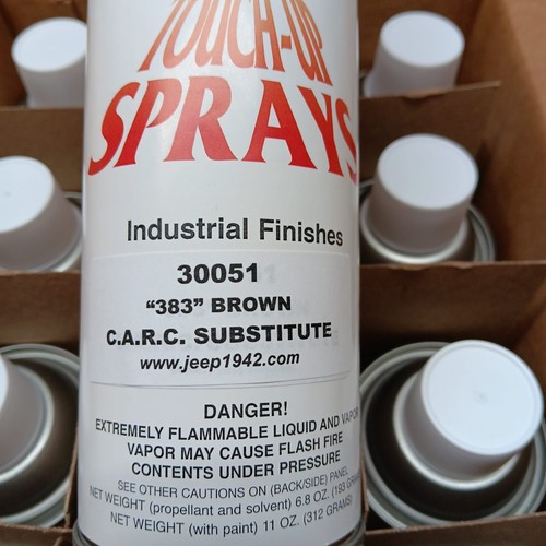 30051 Gillespie Military Spray Paint 383 CARC Brown Substitute Humvee ...