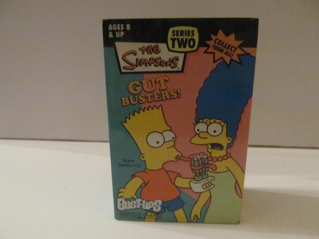 Simpsons Bust UPS Series 2 Gut Busters Marge and Bart Gentle Giant Mini ...