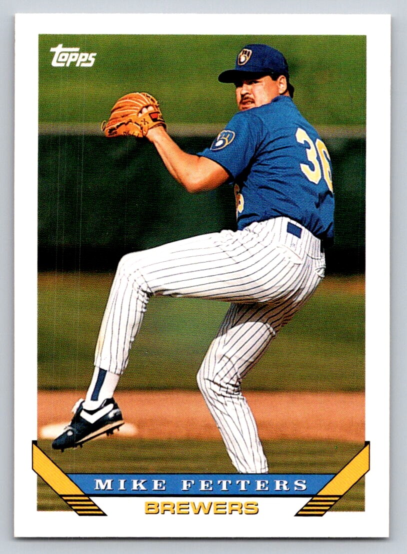 #527 Mike Fetters Milwaukee Brewers 1993 Topps | eBay
