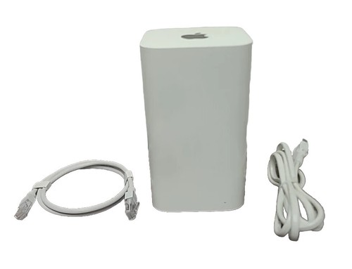 Apple AirPort Extreme A1521 6th Gen Wifi Router w/Power Cord & Ethernet ...