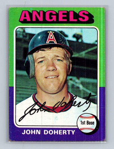 1975 Topps #524 John Doherty California Angels Baseball Card | eBay