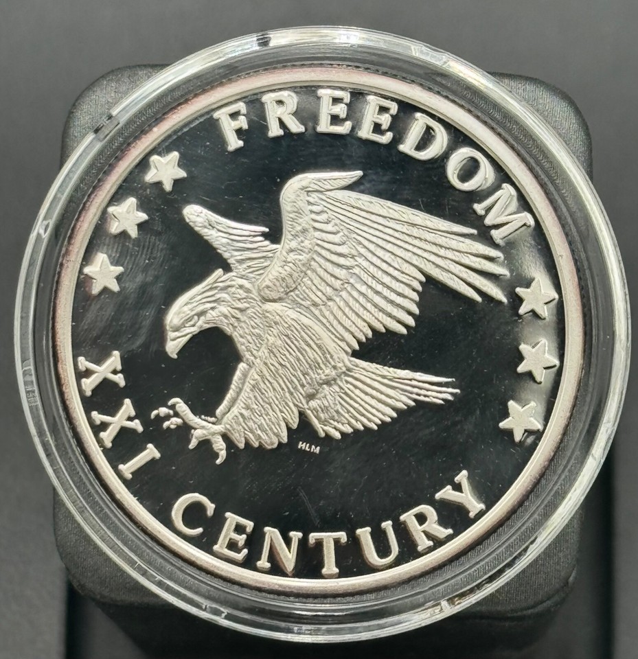 Freedom Eagle 1 Troy Oz .999 Fine Silver Proof Coin XXI Century ...