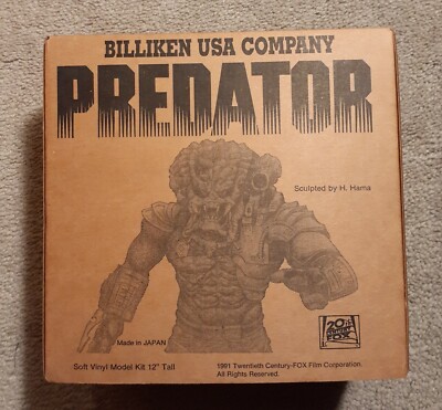PREDATOR Vinyl Kit By BILLIKEN 12" Tall (NEW) 1991 MADE IN JAPAN | eBay