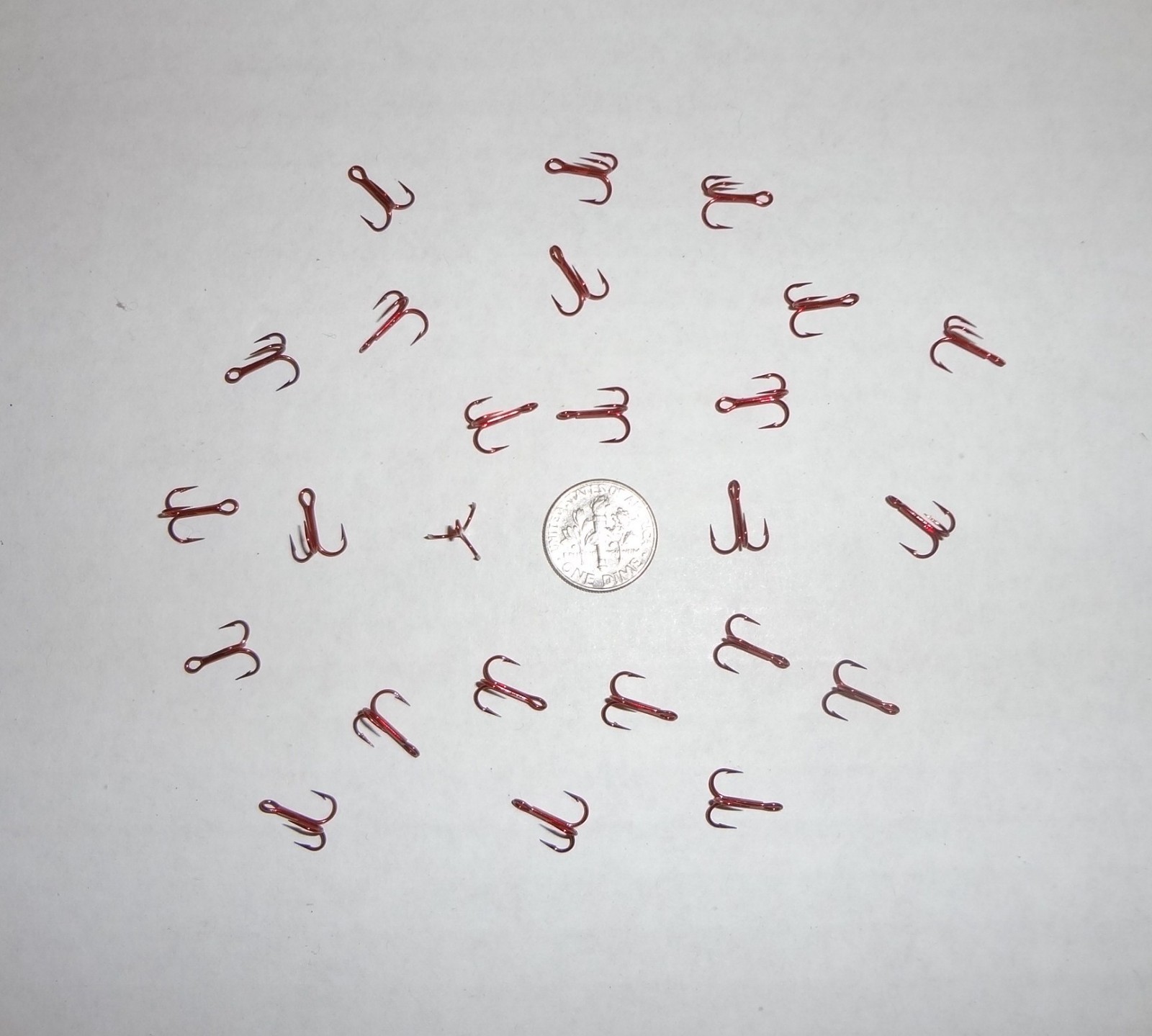 25PCS VMC 9650TR 1X RED TREBLE HOOKS - SIZE 14 - 9650 FISHING HOOK | eBay