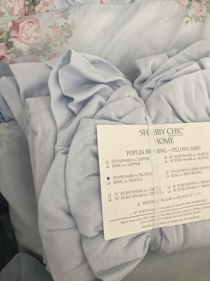 Rachel Ashwell Shabby Chic Couture Beautiful Vintage Ruffled Standard ...