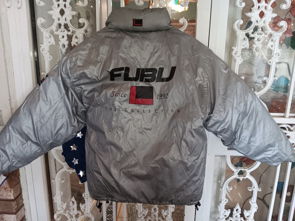 Vintage FUBU Boy 's Reversible Down Puffer Coat SZ 14/16 1990s RARE | eBay