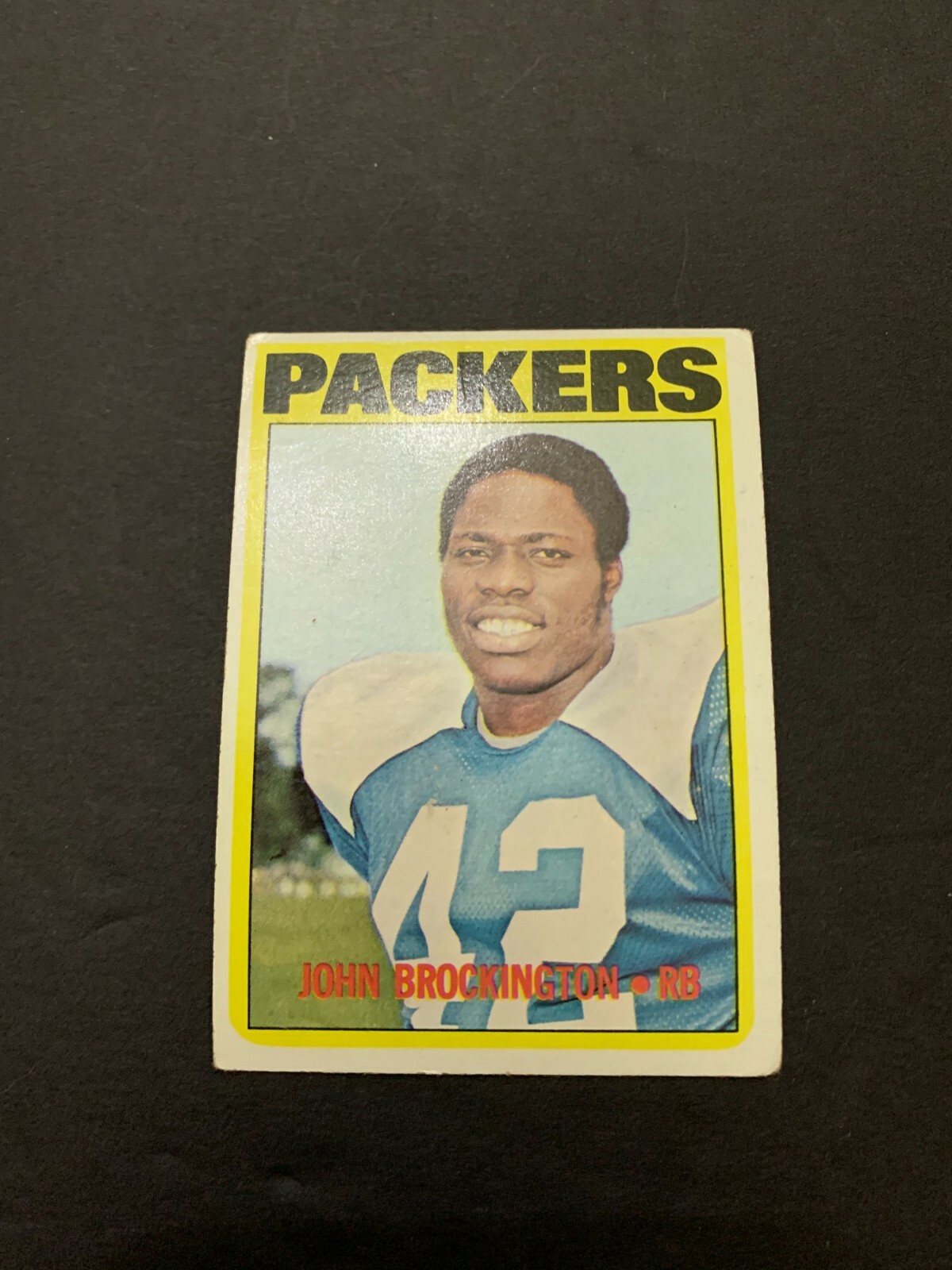 1972 Green Bay Packers John Brockington 85 Topps Football Card | eBay