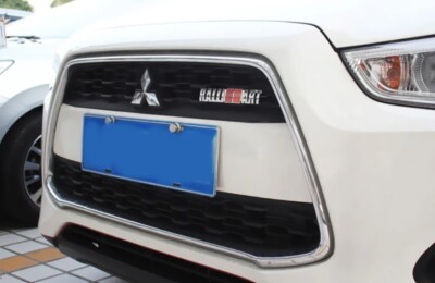 Ralliart Grill Badge Chrome Silver Emblem for Mitsubishi Lancer EVO ...