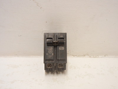 GENERAL ELECTRIC / GE THQL2170 USED 70A 2 POLE CIRCUIT BREAKER THQL2170 ...