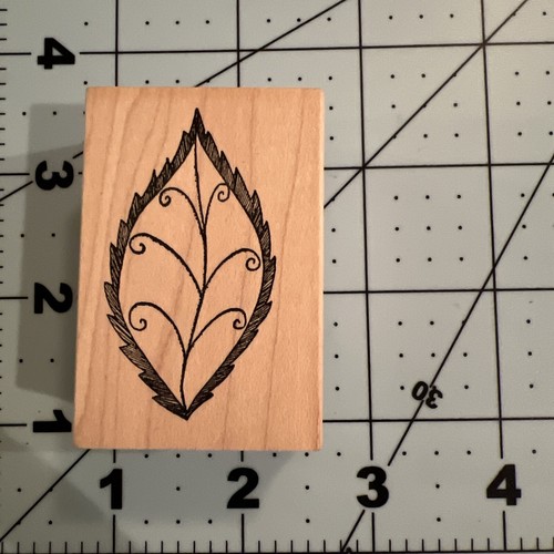 Outlines Rubber Stamps LEAF C125 Fall, Plants, Trees | eBay