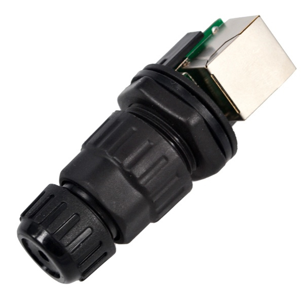 Waterproof RJ45 Panel Mount w/ Matching plug & Strain Relief | eBay