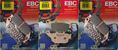 EBC FA226HH Front & FA140HH Rear HH Brake Pads Set - 2011-2017 Triumph ...