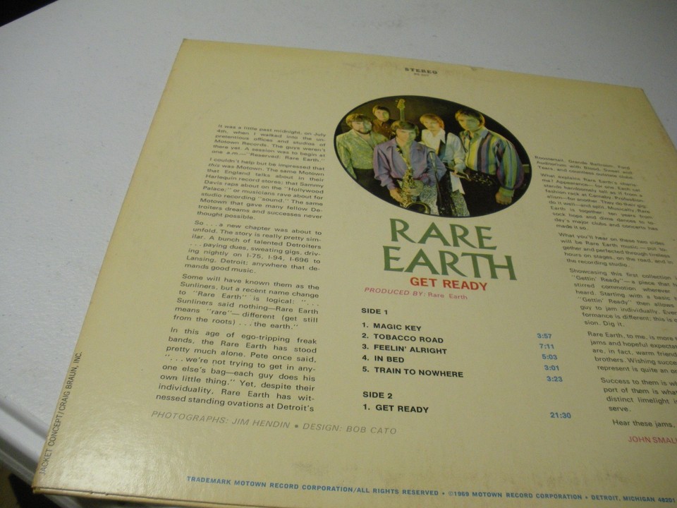 Rare Earth LP White Label Promo 1969 VG+/VG+ Rare Earth Label RS507 ...