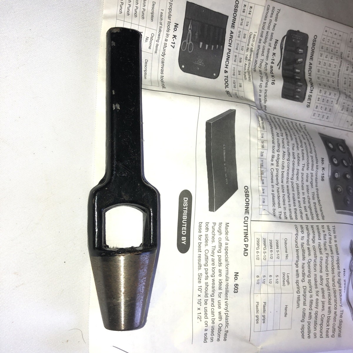 Knockout Punch Set 3/4" Conduit Size Standard Round Knockout Punch ...
