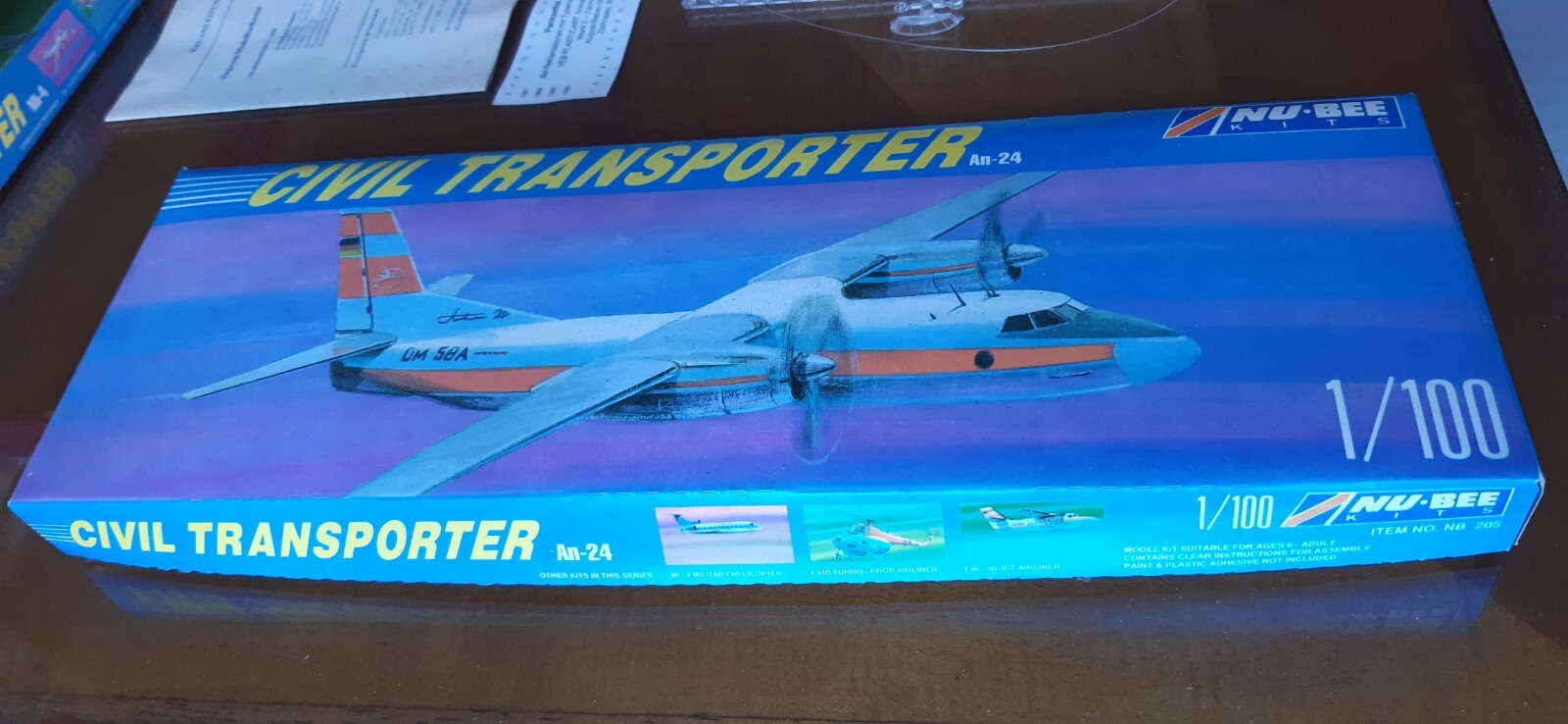 1:100 Vintage NU.BEE VEB Plasticart GDR Model Plane Kits COLLECTION ...