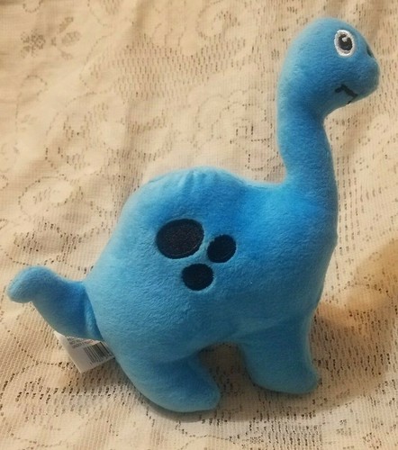 Fun Express Blue Plush Dinosaur 7" Brontosaurus Stuffed Animal Toy 2018 ...