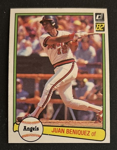 1982 Donruss Juan Beniquez Baseball Card #587 Angels OF VG O/C | eBay
