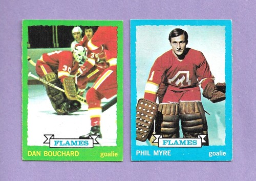 BOTH CARDS! 1973-74 Topps Cards # 45/77 DAN BOUCHARD/PHIL MYRE ATLANTA ...
