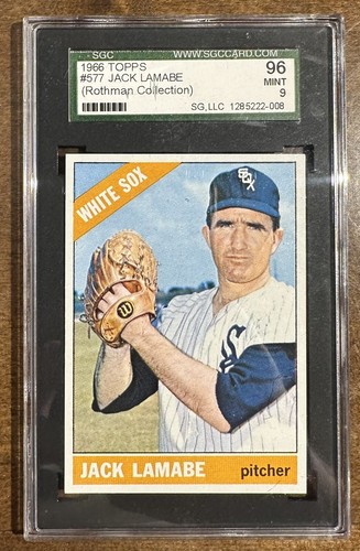 1966 Topps - Jack Lamabe - #577 - SGC 9 - MINT | eBay