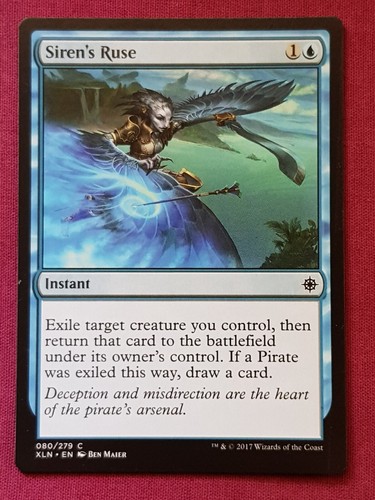 Magic The Gathering IXALAN SIREN'S RUSE blue card MTG | eBay.de