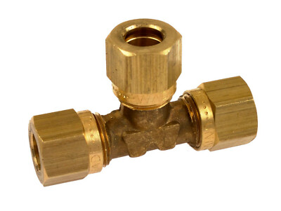 Wade Brass Equal Tee Compression Fittings for Imperial Outside Diameter Tube | eBay UK