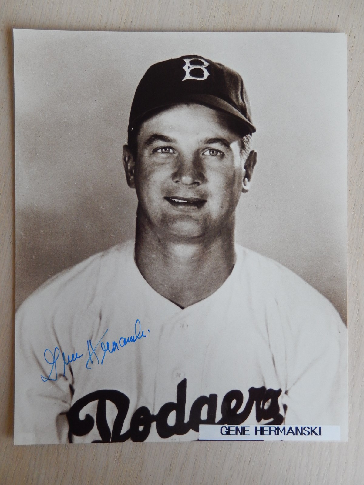 Gene Hermanski Autographed 8" X 10" Photograph (#2) | eBay