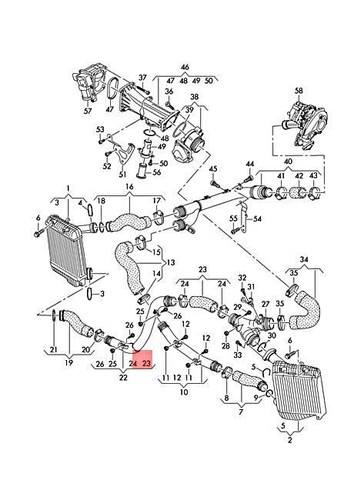 NEW VW TOUAREG 7P6 PRESSURE HOSE 7P0145709A ORIGINAL | eBay