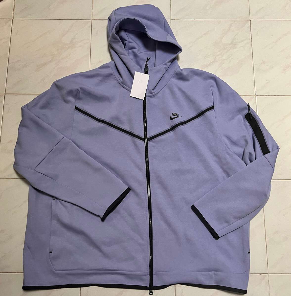 Nike Sportswear Tech Fleece Hoodie Light Thistle Purple CU4489-569 Men ...
