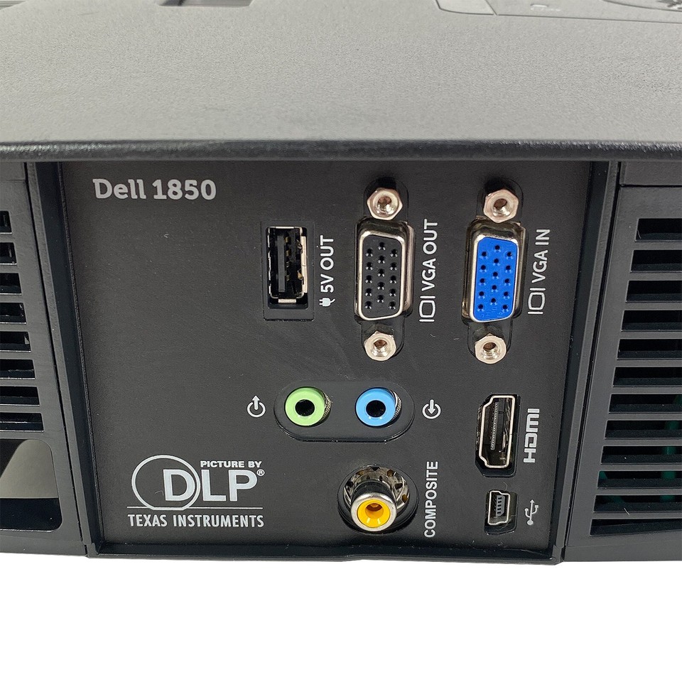 Dell 1850 DLP Projector 3000 ANSI Professional PC 3D Ready 1080p HDMI w ...