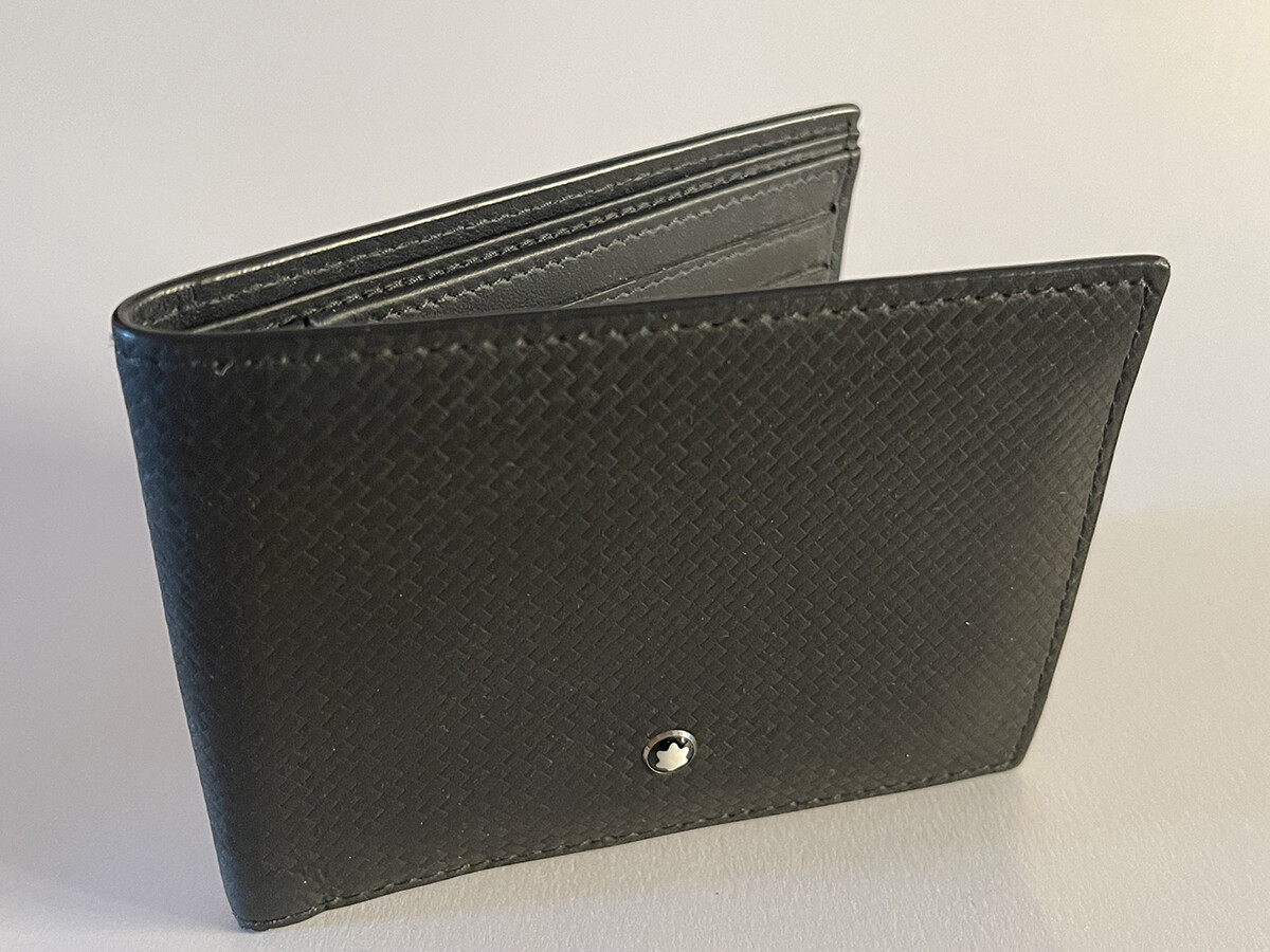 Cartera en piel de hombre Mont Blanc - Nueva a estrenar - Ref. 111143 ...