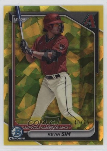 2024 Bowman Sapphire Edition - Chrome Prospects Kevin Sim #BCP-34 ...